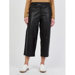 Lederhose JCC "31023629", Damen, Gr. 44, Normalgr&ouml;&szlig;en, schwarz, Obermaterial: 100% Lammleder; Futter: 100% Polyester, Hosen