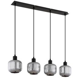 NOWA Pendelleuchte "TOM", schwarz, 4, &Oslash; 15cm H: 120cm, 1 Stk., Leuchten, H&auml;ngeleuchte, H&auml;ngeleuchte, Wohnbereich, Essbereich, Pendelleuchte