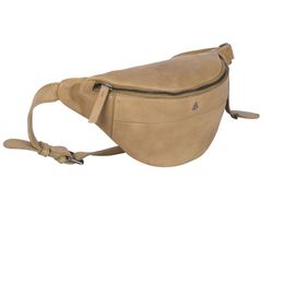 Bauchtasche Harbour 2nd "Jamie", Damen, Gr. B/H/T: 32cm x 16cm x 11cm, gr&uuml;n (pistachio), Leder, unifarben, washed, Taschen, Umh&auml;ngetasche G&uuml;rteltasche mit Logo-Anh&auml;nger