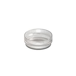 Schale APS "THE GRID", transparent, B:14cm H:5,5cm T:14cm &Oslash;:14cm, Glas, Sch&uuml;sseln, Schale, Glas, &Oslash; 14 cm, H&ouml;he 5,5 cm, 450 ml, stapelbar, mikrowellengeeignet