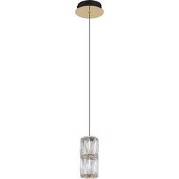 Globo LIGHTING LED Pendelleuchte "STEFANIE", goldfarben antik, 1 Stk., Leuchten, H&auml;ngelampe/H&auml;ngeleuchte/Wohnzimmer/Esstisch/elegant, LED Pendelleuchte