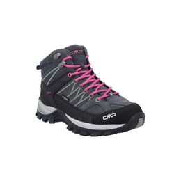 Wanderschuh CMP "Rigel Mid", Damen, Gr. 41, grau (grau, schwarz), Obermaterial: 100% Rindsleder Leather cow., Schuhe Wanderschuh