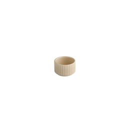 Schale APS "THE GRID", sand, B:6cm H:4cm T:6cm &Oslash;:6cm, Porzellan, Sch&uuml;sseln, Schale, Porzellan, Farbe sand, stapelbar