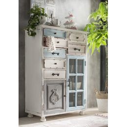 Faktorei Unikat-Hochkommode Romantik Vintage 90 x 45 x 132 cm skandinavische Deko Online Shop