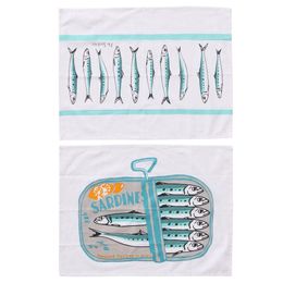 SONSTIGE Geschirrtuch-Set SARDINE