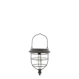 Chic Antique Solarlaterne zum H&auml;ngen &ndash; Vintage LED 26 cm, &Oslash; 20 cm skandinavische Deko Online Shop