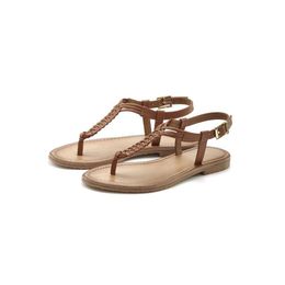 Vivance Zehentrenner cognac Gr. 42 f&uuml;r Damen. Nachhaltig.