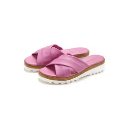 Lascana Pantolette 'Sandale, Sommerschuh, Mule, offener Schuh,' pink Gr. 42 f&uuml;r Damen
