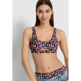 LSCN BY LASCANA Bustier-Bikini-Top 'Lavista' schwarz Gr. 36 Cup A/B. Ohne B&uuml;gel. Nachhaltig.