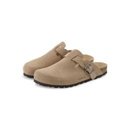ELBSAND Pantolette 'Sandale, Mule, Sommerschuh, Lederpantolette' beige Gr. 40 f&uuml;r Damen