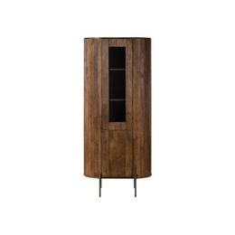 Vitrine Mango 80x45x180 braun lackiert BARCELONA #244