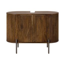 Waschbeckenunterschrank Mango 85x40x60 braun lackiert BARCELONA #250