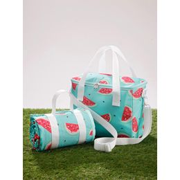K&uuml;hltasche mit Picknickdecke