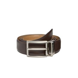 Wendbarer klassischer G&uuml;rtel Tyler camel und braun mit Polo Club-Detail