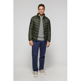 Ultralight-Jacke Chase dunkelgr&uuml;n mit Rigby Go Aufn&auml;her