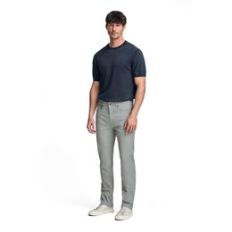 Hose Voss im Slim Fit grau mit f&uuml;nf Taschen
