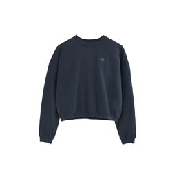 Sweatshirt marineblau im Loose Fit mit Polo Club-Logo