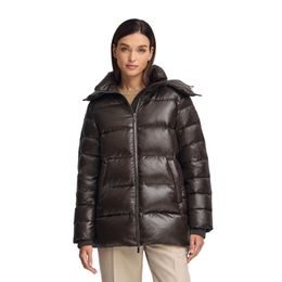 Jacke Ofelia braun mit Polo Club-Logo