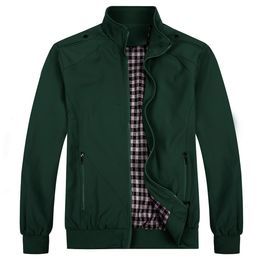 Allthemen Herren Bomberjacke mit Stehkragen, &uml;&sup1;bergangsjacke f&uml;&sup1;r den Herbst, l?ssige Sportjacke Gr&uml;&sup1;n