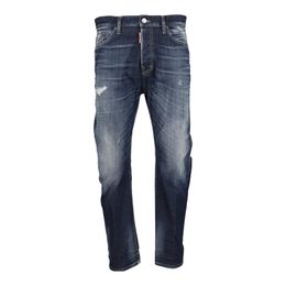 Dsquared2 Dunkelblaue Desert Wash Bro Jeans