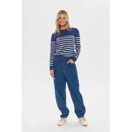 Saint Tropez Strickpullover MilaSZ Strickpullover Gerade Passform