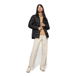 Ultralight-Jacke Susanne schwarz mit Rigby Go Aufn&auml;her