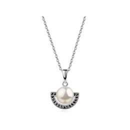 ZEEme Pearls Anh&auml;nger mit Kette 925/- Sterling Silber S&uuml;&szlig;wasserperle