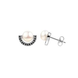 ZEEme Pearls Ohrstecker 925/- Sterling Silber S&uuml;&szlig;wasserperle