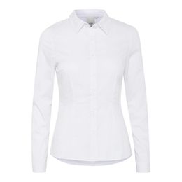 Ichi Langarm-Poplinsheim Slim Fit