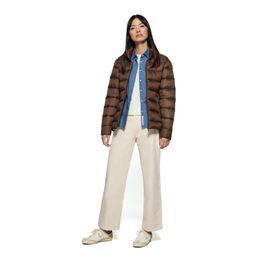 Ultralight-Jacke Susanne braun mit Rigby Go Aufn&auml;her