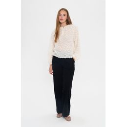 Saint Tropez Langarm-Bluse NilsineSZ Langarm-Bluse Lockere Passform