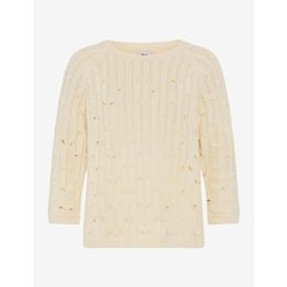 Brax Damen Pullover Style NALA dark ecru, cremewei&szlig;, Gr. 34