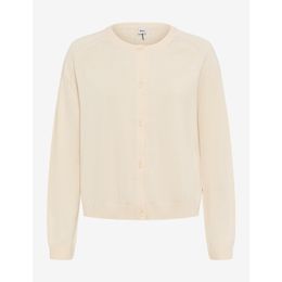 Brax Damen Cardigan Style ANN dark ecru, cremewei&szlig;, Gr. 34