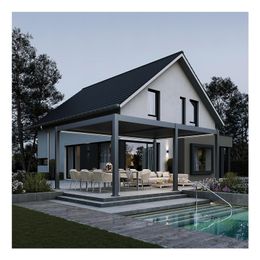 Weide E-Deluxe Plus elektrische Pergola Voll-Aluminium 4x6m mit Lamellendach anthrazit?