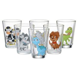 Ritzenhoff & Breker Ritzenhoff & Breker Kindergl&auml;ser Dino und Hoftiere 200 ml 6er Set