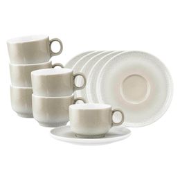Seltmann Weiden Kaffeetassen mit Untertassen Sento Home 210 ml 6er Set