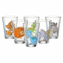 Ritzenhoff & Breker Ritzenhoff & Breker Kindergl&auml;ser Dino und Waldtiere 200 ml 6er Set