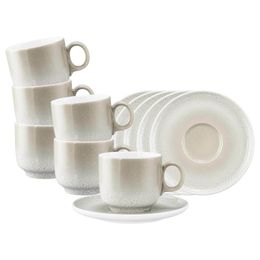 Seltmann Weiden Cappuccinotassen mit Untertassen Sento Home 300 ml 6er Set
