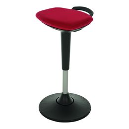 STIER Multibewegliche Stehhilfe mit Tellerfu&szlig; Sitzh&ouml;he 600-840mm Rot (904905)
