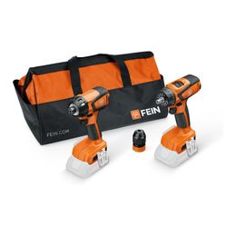 Fein Vorteils-Combo Akku: Akku-Schlagschrauber ASCD 18-200 W4 & Akku-Bohrschrauber ASCM 18 QSW AS (99100000835 | 99100000835)