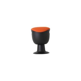 STIER Multibeweglicher Drehhocker mit Tellerfu&szlig; Sitzh&ouml;he 465-585mm Polster Orange (904901)