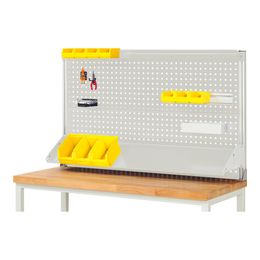 Rau System-Aufbau (Komplettset-02 B1500 mm), zur Montage auf Arbeitsplatte, RAL7035 (SAE-KM02-1500.12)