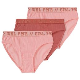 Yigga 3 M&auml;dchen Slips mit Rippstruktur