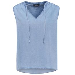 Gina Benotti Damen Bluse in Denim-Optik