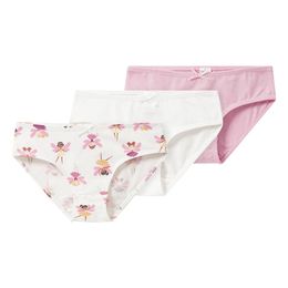 Topolino 3 M&auml;dchen Slips mit Bio-Baumwolle