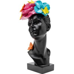 Dekofigur KARE DESIGN "Butterfly Lady 41cm", schwarz, B:20cm H:41cm T:20cm, Polyresin, Dekofiguren