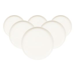 Brotteller Seltmann Weiden "Brotteller Savona Fine Diamond &oslash; 17,7 cm 6er Set creme", beige (creme), B:17,7cm H:2cm L:17,7cm T:17,7cm &Oslash;:17,7cm, Speiseteller, Sp&uuml;lmaschinenfest, Mikrowellensicher, Ofenfest