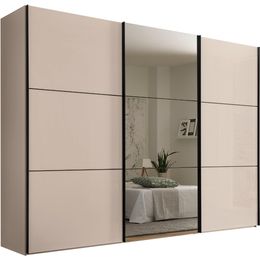 Kleiderschrank STAUD "Schwebet&uuml;renschrank Includo Glas", elfenbeinglas, B:298cm H:222cm T:68cm, Holzwerkstoff, Schr&auml;nke, Kleiderschrank
