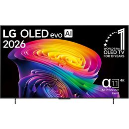 LG OLED-Fernseher "OLED42C68LA", Energieeffizienz: G (A-G), schwarz, 42 &Prime;, Fernseher