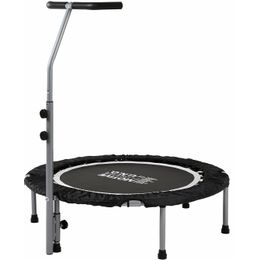 Fitnesstrampolin "Fit Jumper 100", grau (schwarz, wei&szlig;, schwarz), Motive Fitness by U.N.O., Trampoline, B/L/T: 100cm x 100cm